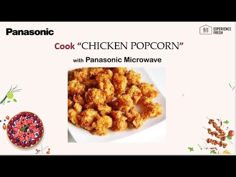 Recipe of Chicken popcorn Panasonic Microwave - YouTube