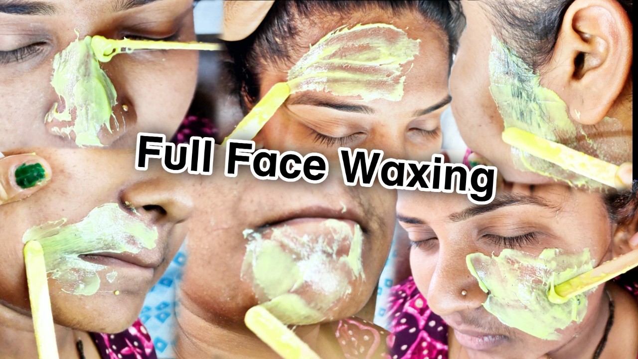Face Waxing Step-by-Step | Instant Glow & Hair Removal Tutorial | Easy ...