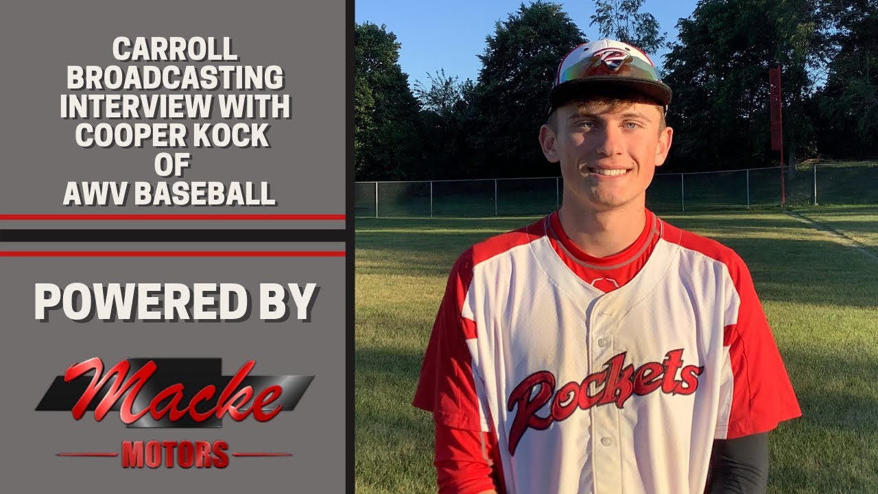 Jeff Blankman talks with Cooper Kock of Ar-We-Va after their 12-10 win ...