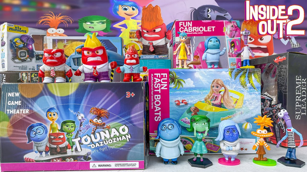 05 Minutes Satisfying with Unboxing Inside Out 2 Disney Pixar, ANGER ...