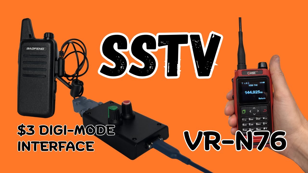 SSTV with the $3 DIGI MODE Interface and the VR-N76 - YouTube