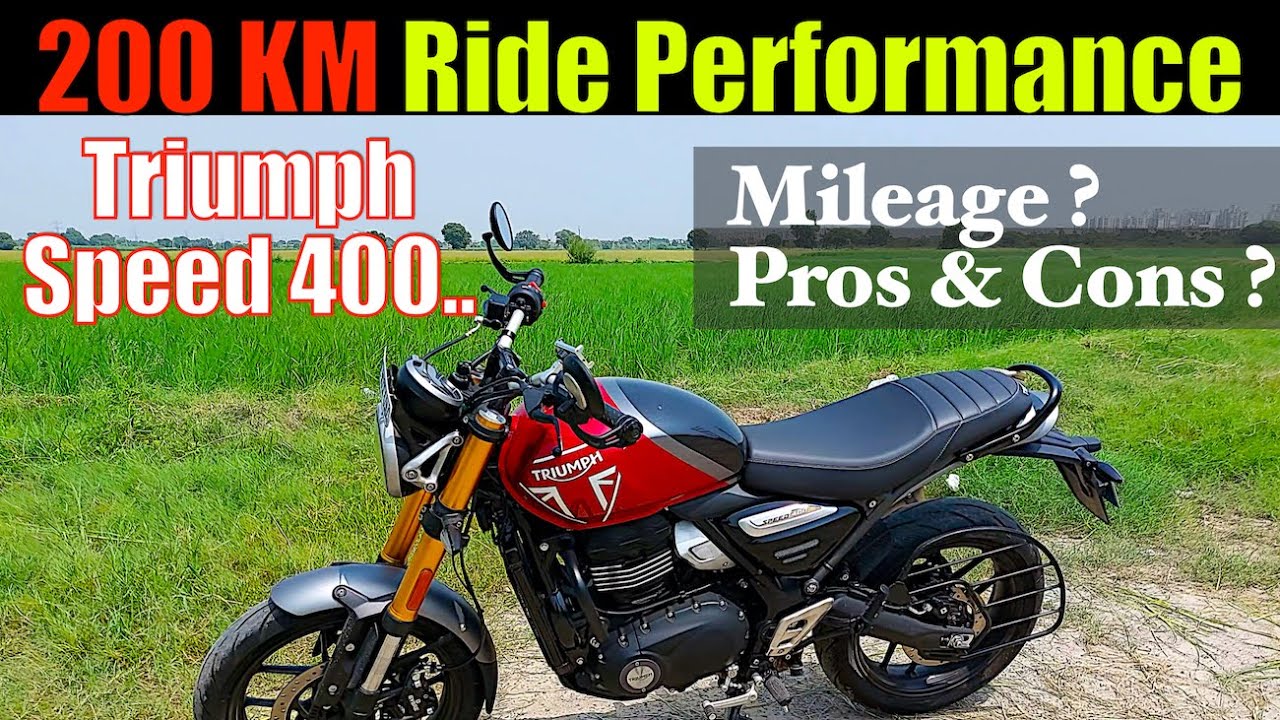 200 KM Ride Review after Delivery of Triumph Speed 400 | Pros & Cons ...
