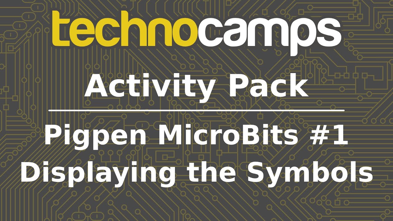 Pigpen MicroBits #1 - Displaying the Symbols - YouTube
