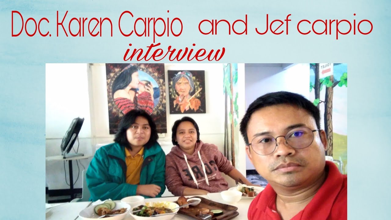 Doctor Karen Carpio and Jef Carpio interview - YouTube