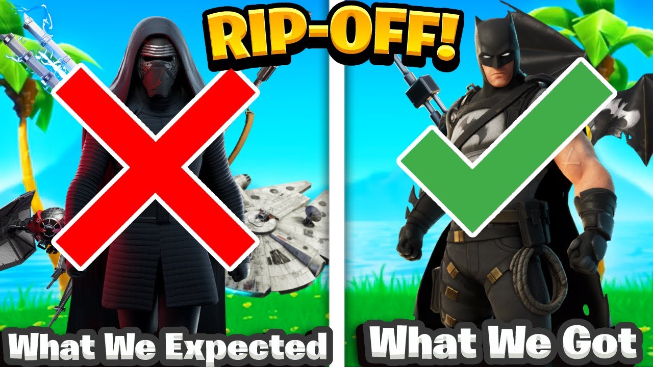 Fortnite RIPPED OFF Star Wars Day... - YouTube