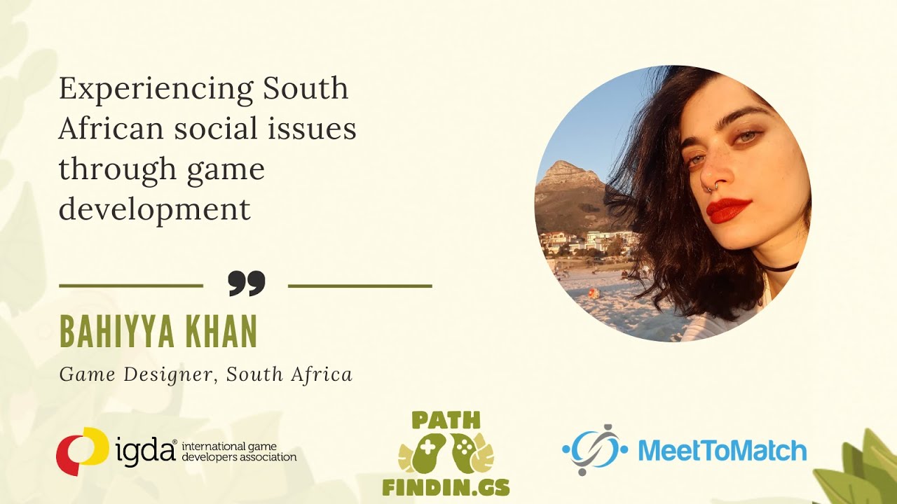 Experiencing South African social issues through game development - YouTube