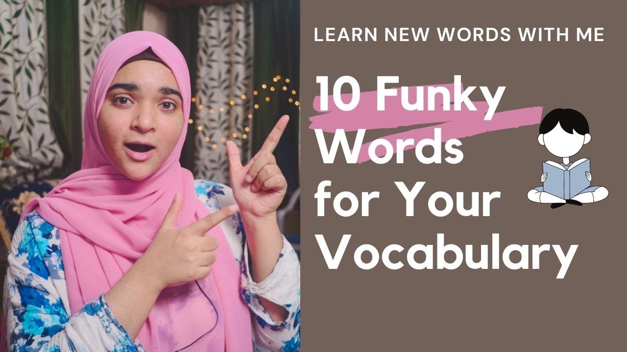 10 Funky Words for Your Vocabulary | Learn New English Words with ...