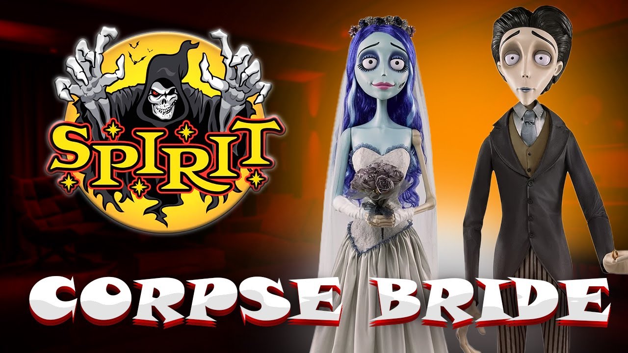 Corpse Bride Emily and Victor Spirit Halloween 2024 - YouTube