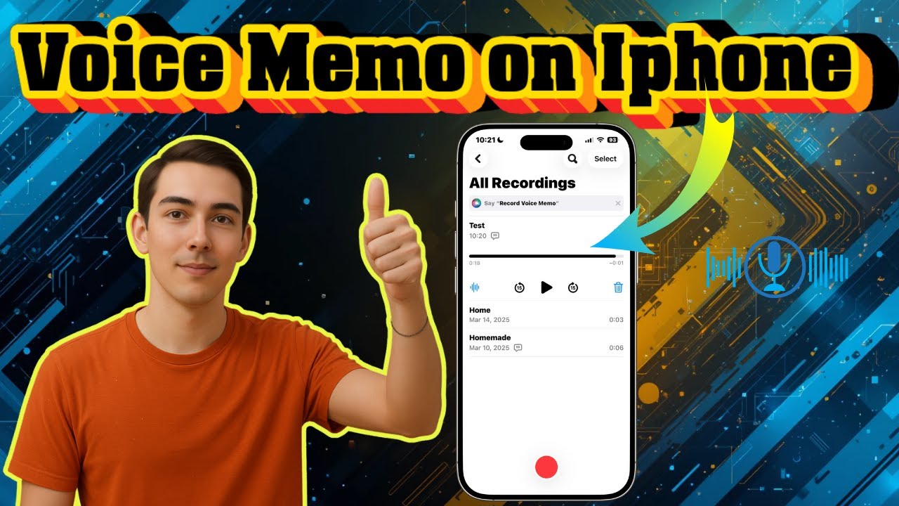 How to Voice Memo on iPhone | Quick Recording Guide (2026) - YouTube