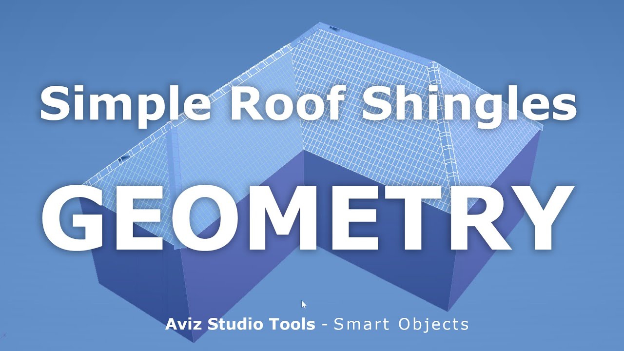 Simple Roof Shingles - Aviz Studio Tools - SMART OBJECTS - YouTube