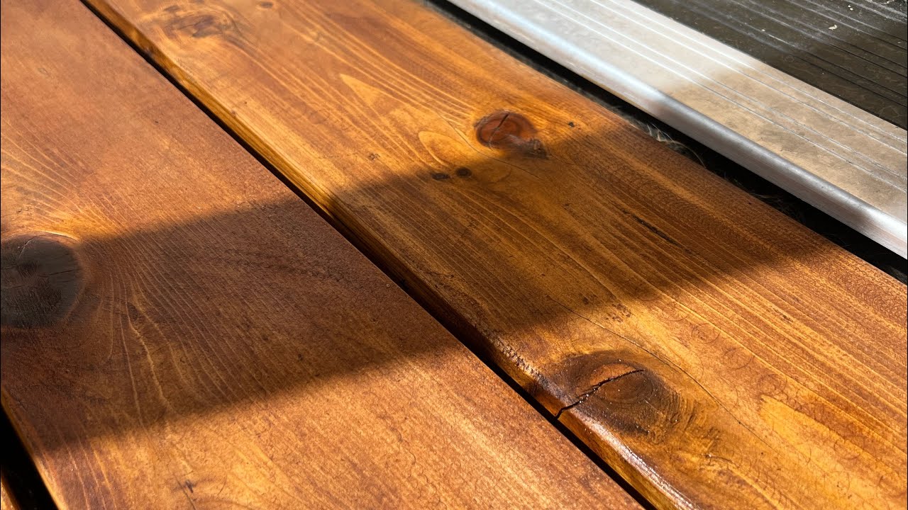 Deck staining (transparent stains) 101 - YouTube