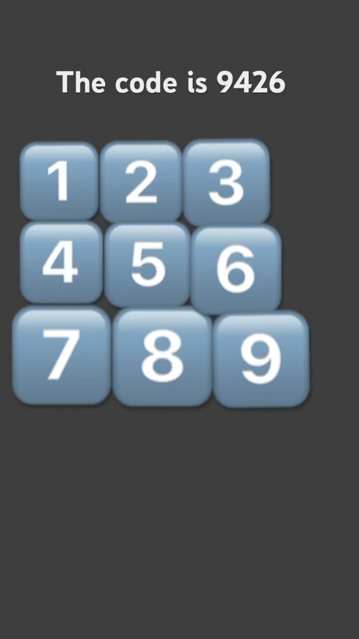 Code is 9426 - YouTube