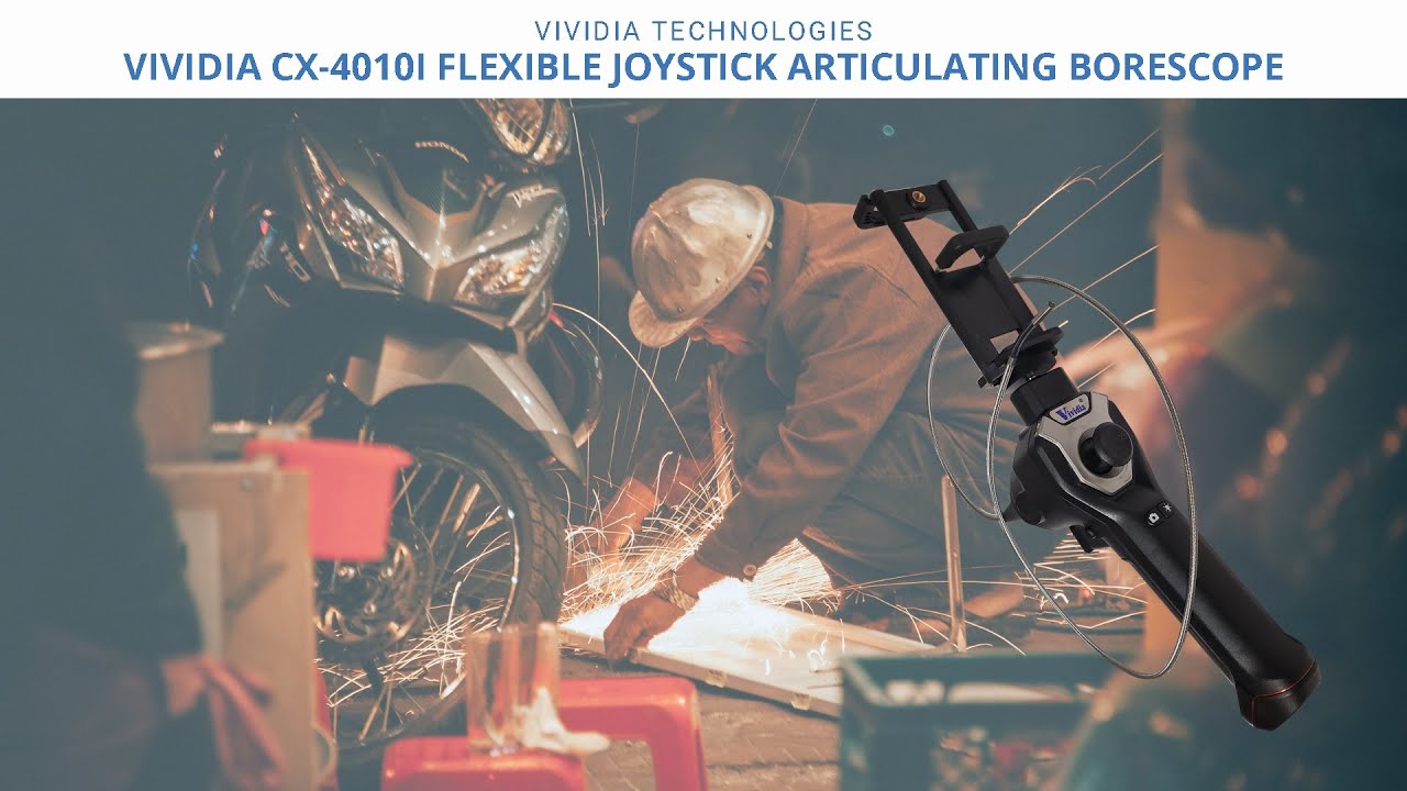 Vividia CX-4010i Joystick Articulation Borescope for iPhone iPad ...