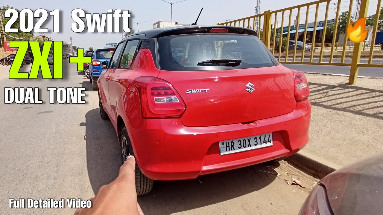 2021 Swift Zxi Plus Dual Tone Review - ₹ 7.91 Lakh | 2021 Facelift ...