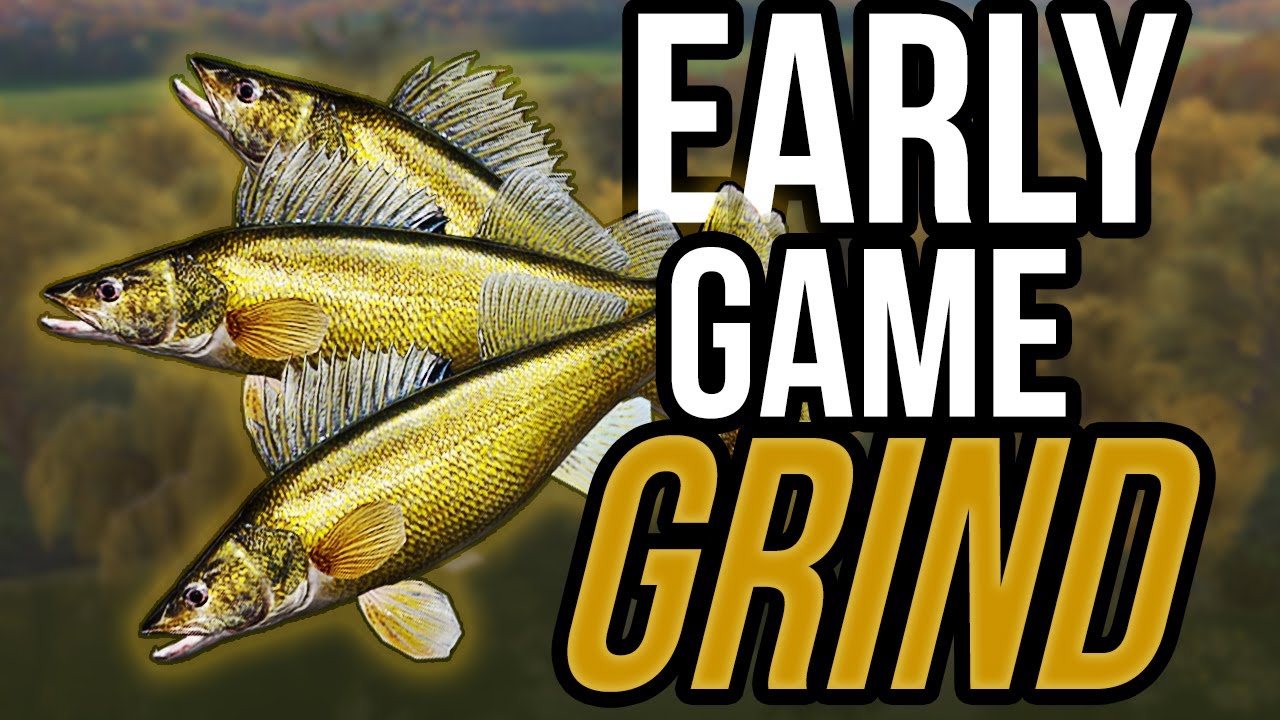 The BEST Early Game Fishing Planet Money Farm | Emerald Lake Walleye ...