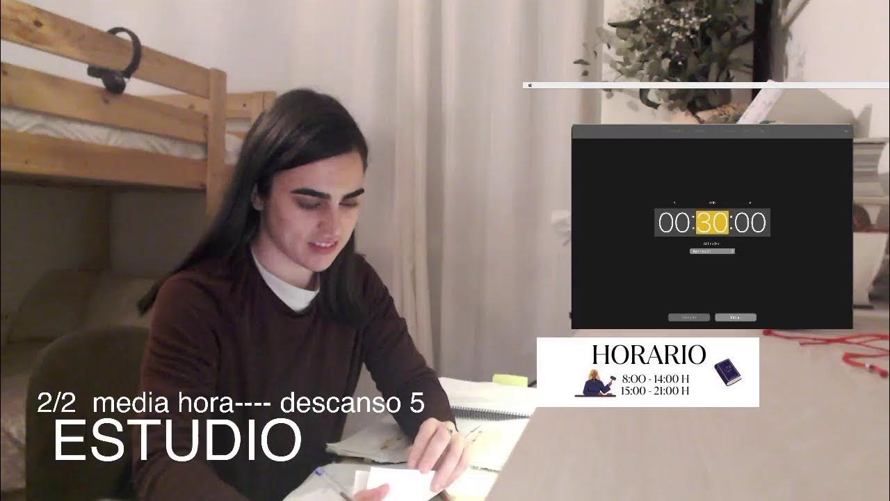 ESTUDIA CONMIGO - OPOSITO A JUDICATURA; HABLAMOS EN LOS DESCANSOS. - YouTube