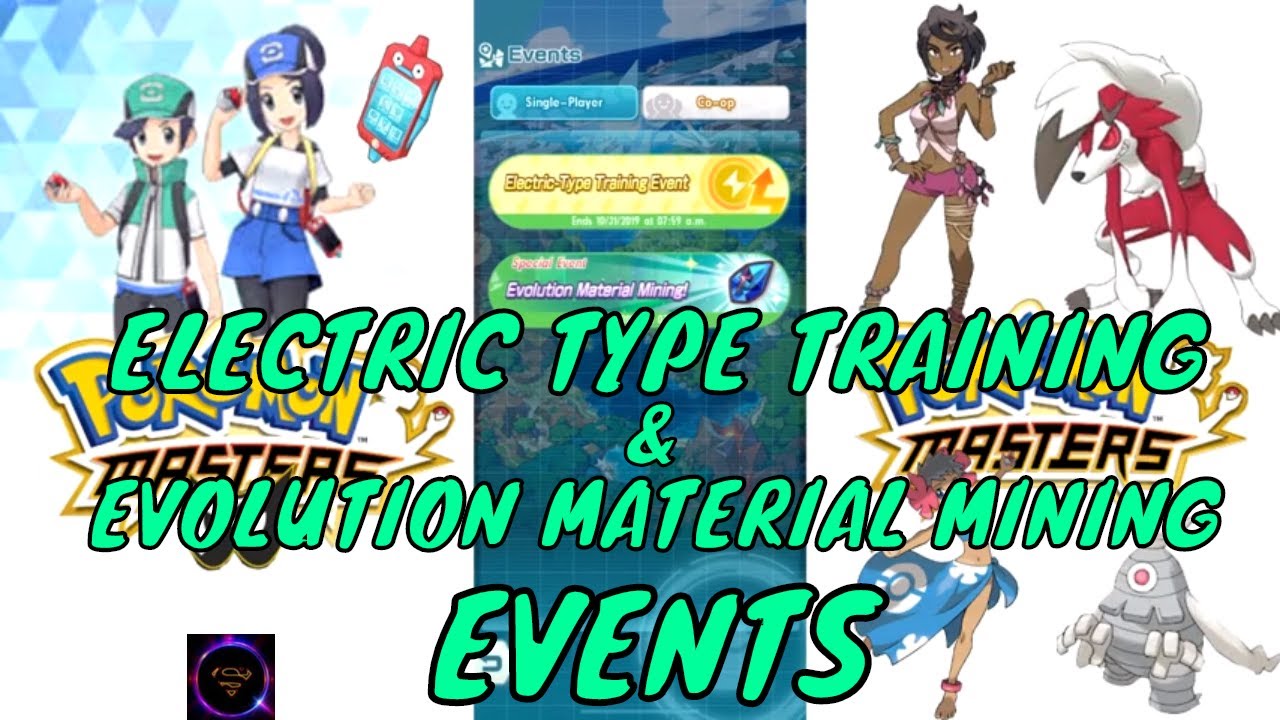 Evolution Materials & Electric Type Training Events I Walkthrough ...