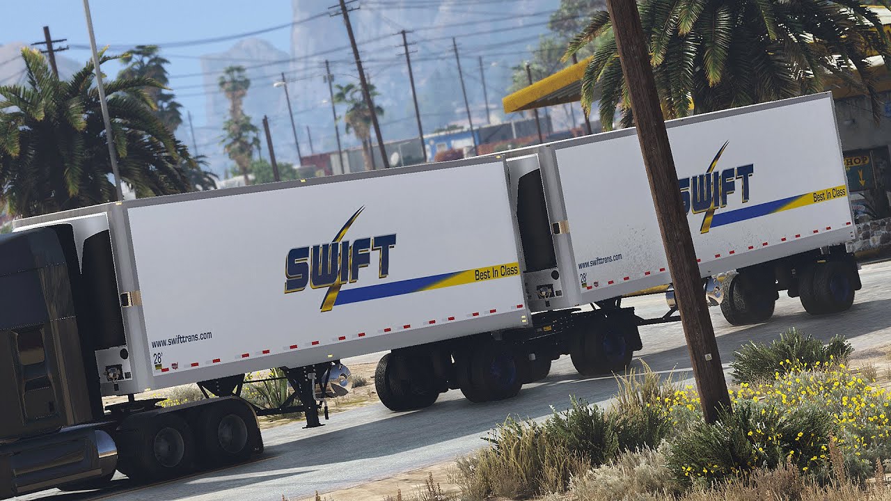 How To Connect Multiple Trailers in GTA V - YouTube