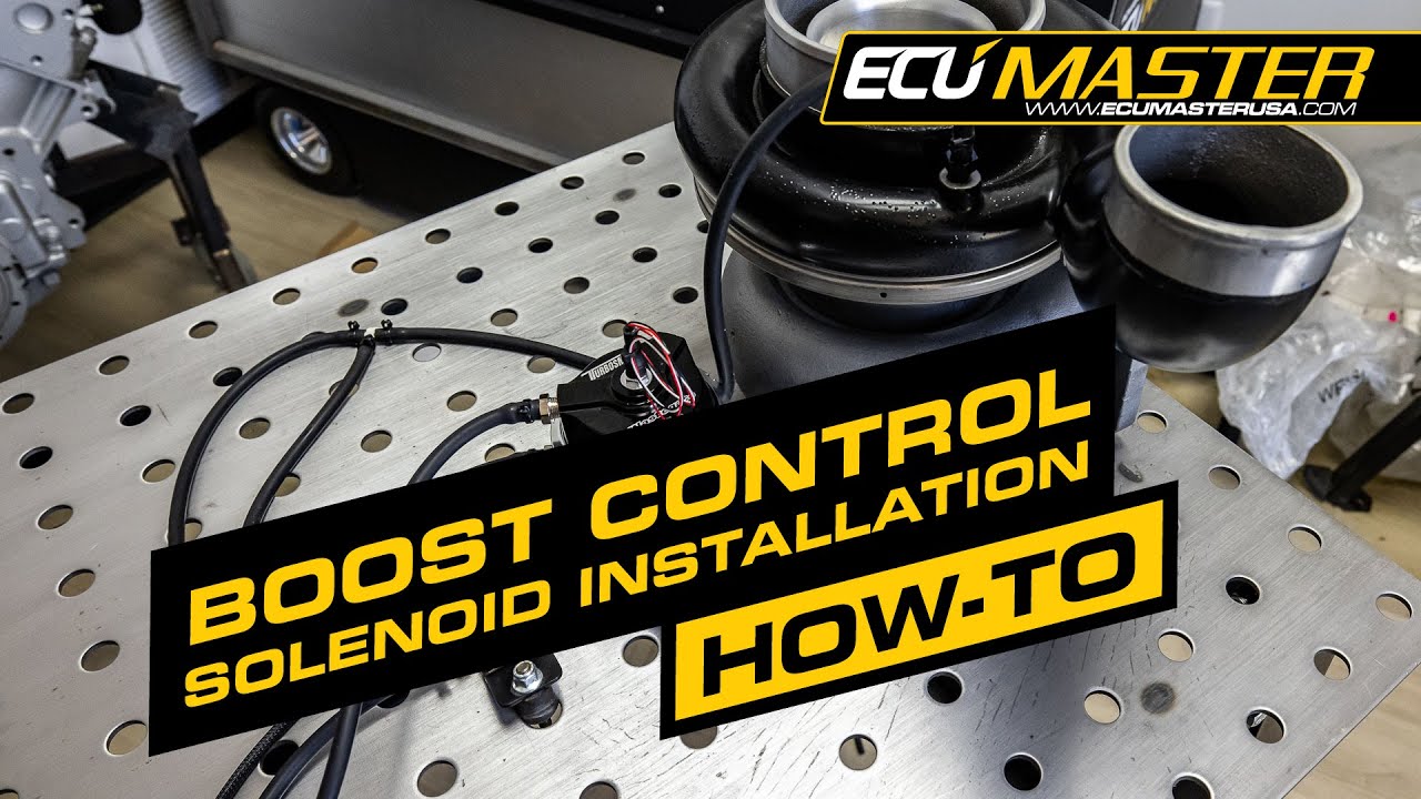 Boost Control Solenoid Plumbing | ECUMaster USA - YouTube