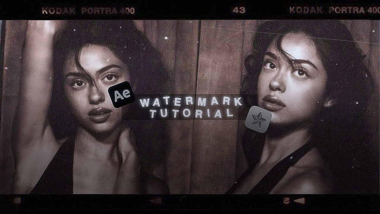 WATERMARK TUTORIAL | after effects & video star - YouTube