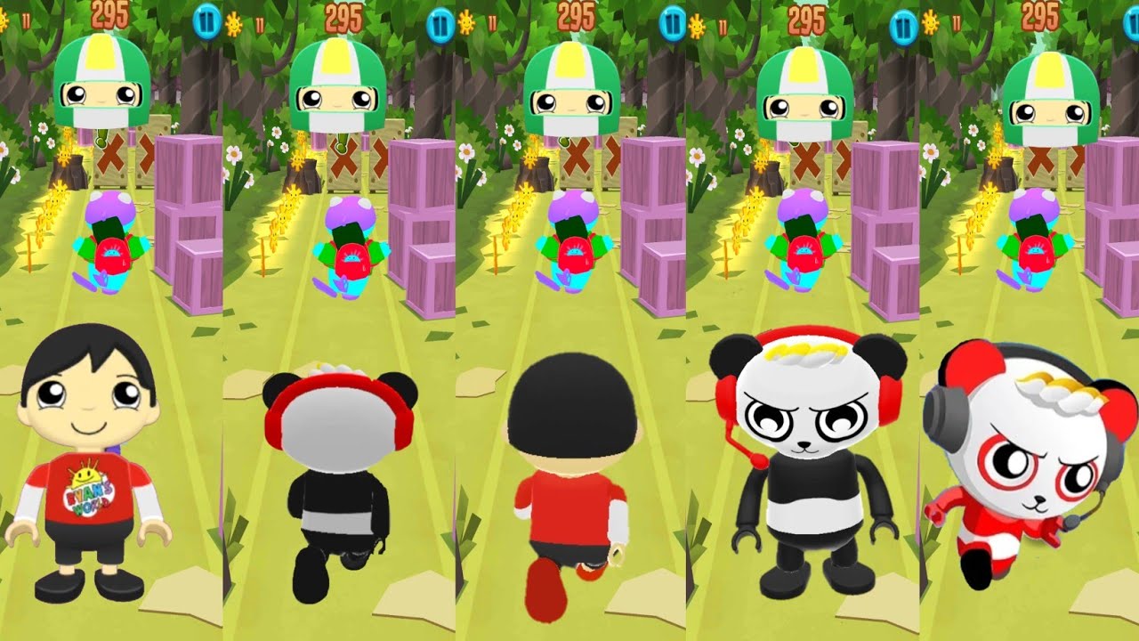 Reverse Tag with Ryan Gameplay with Combo Panda and red T-Shirt Ryan ...