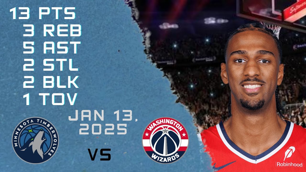 Alexandre Sarr Full Highlights & Lowlights vs TIMBERWOLVES 13 01 2025 ...