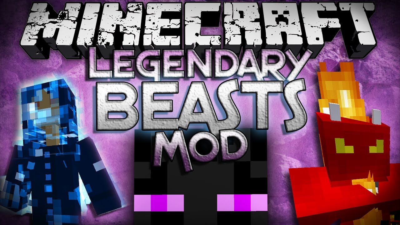 Minecraft Mod Showcase: Legendary Beasts Mod - 4 New Bosses! - YouTube