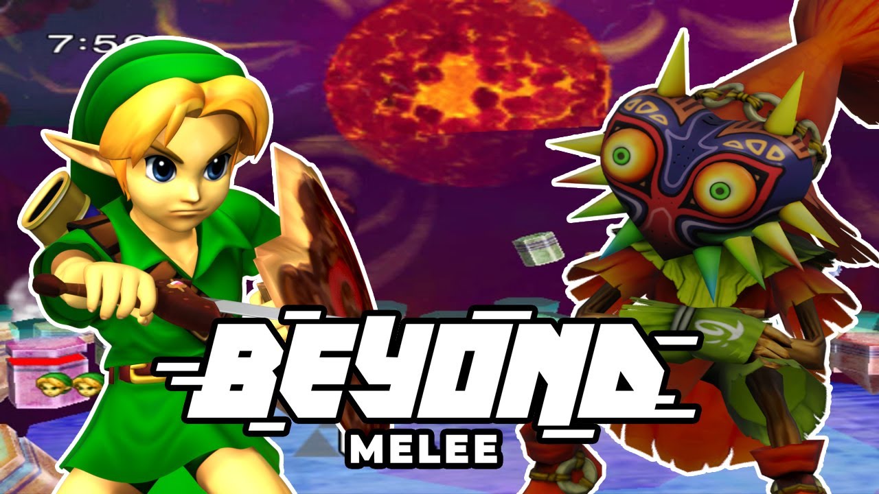 Super Smash Bros Beyond Melee - Young Link Vs Skull Kid - YouTube