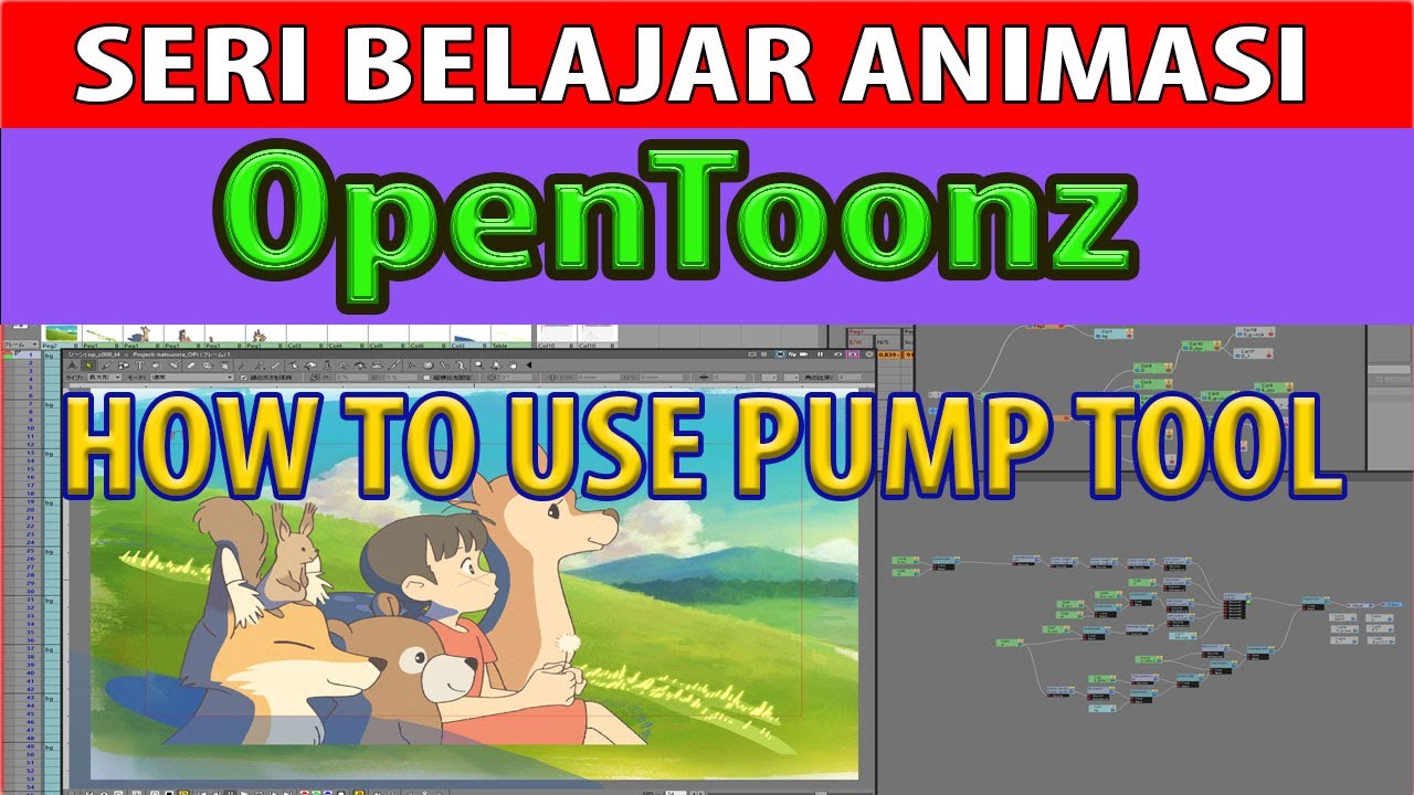 Pump Tool || OPENTOONZ TUTORIAL Bahasa Indonesia - YouTube