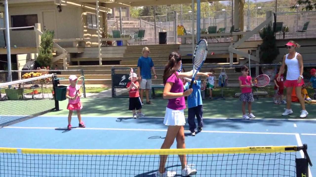 Simon Says Shadow Swing for Kids Tennis Drills - YouTube