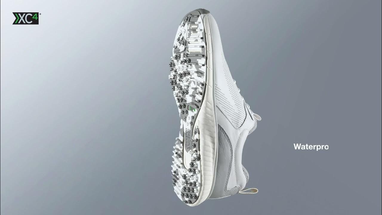 Johnston & Murphy Men's XC4 Golf Sneakers - YouTube