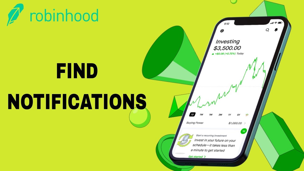 How To Find Notifications On Robinhood App - YouTube