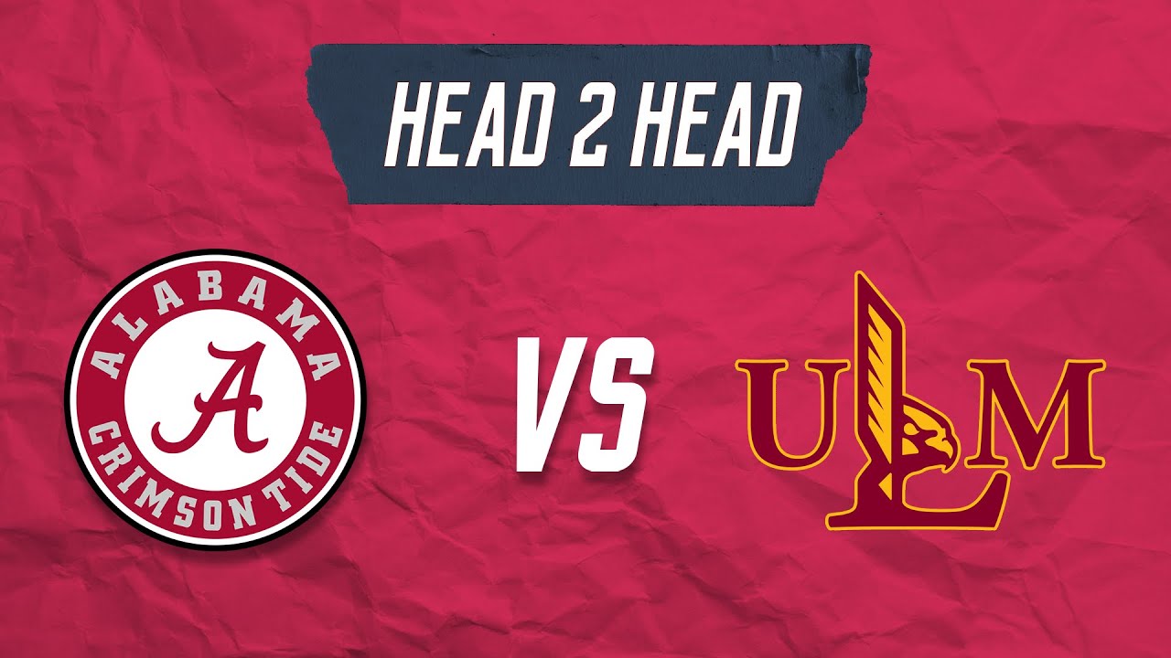 Head to Head: Alabama vs. ULM - YouTube