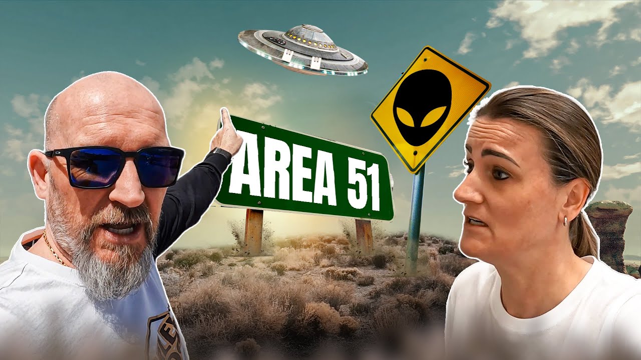 We went UFO & Alien spotting in Area 51 🛸 👾 👽 - YouTube