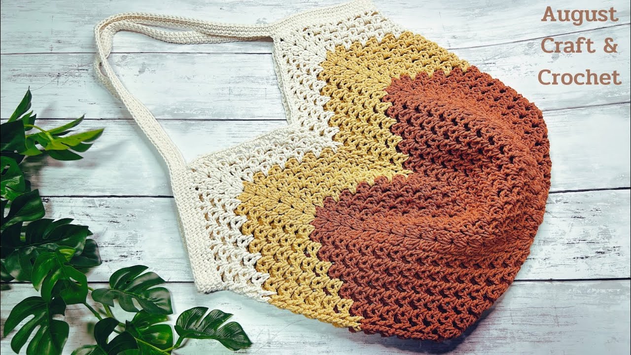 Easy on a casual day. Crochet tote bag granny square base bag tutorial ...