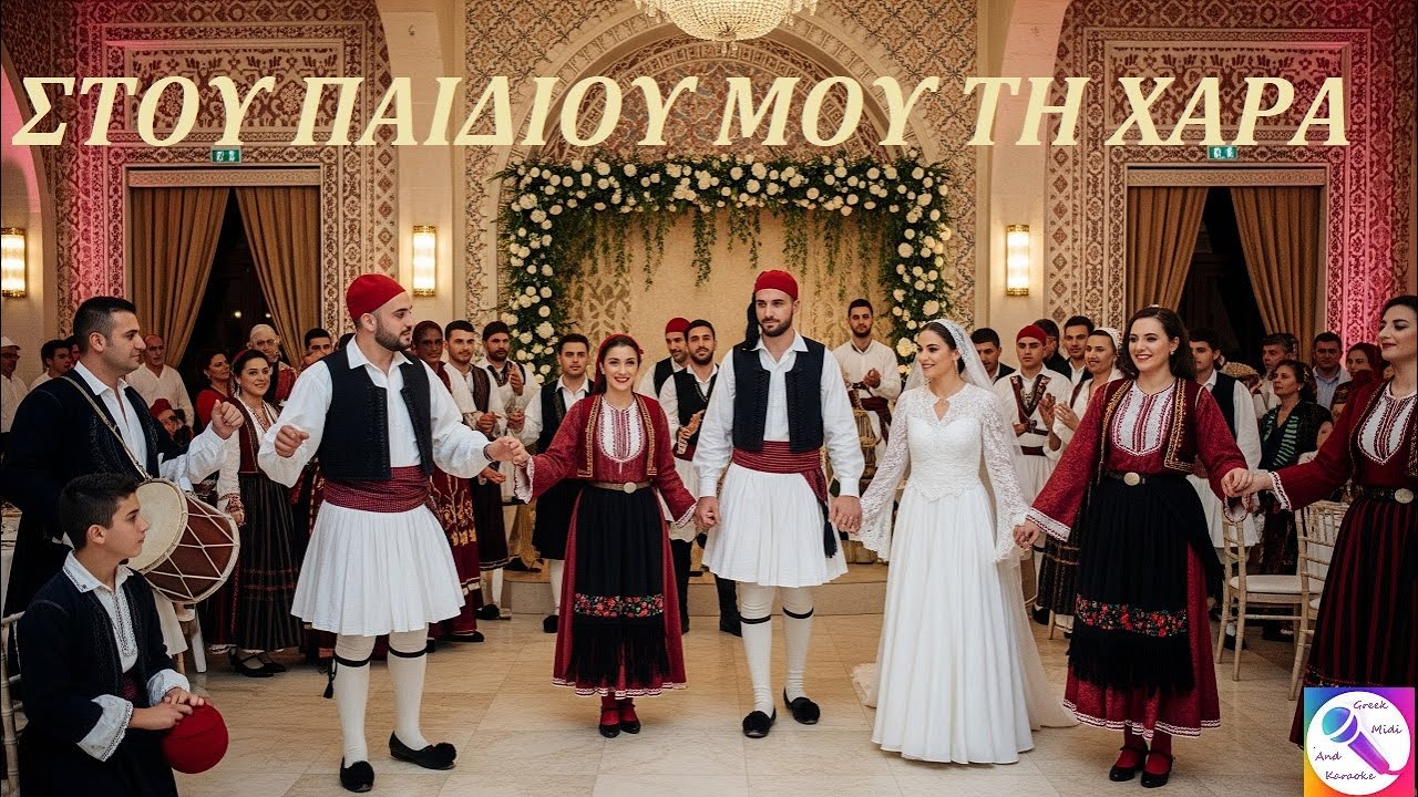 ΣΤΟΥ ΠΑΙΔΙΟΥ ΜΟΥ ΤΗ ΧΑΡΑ - Καραόκε σε αντρικό τόνο - YouTube