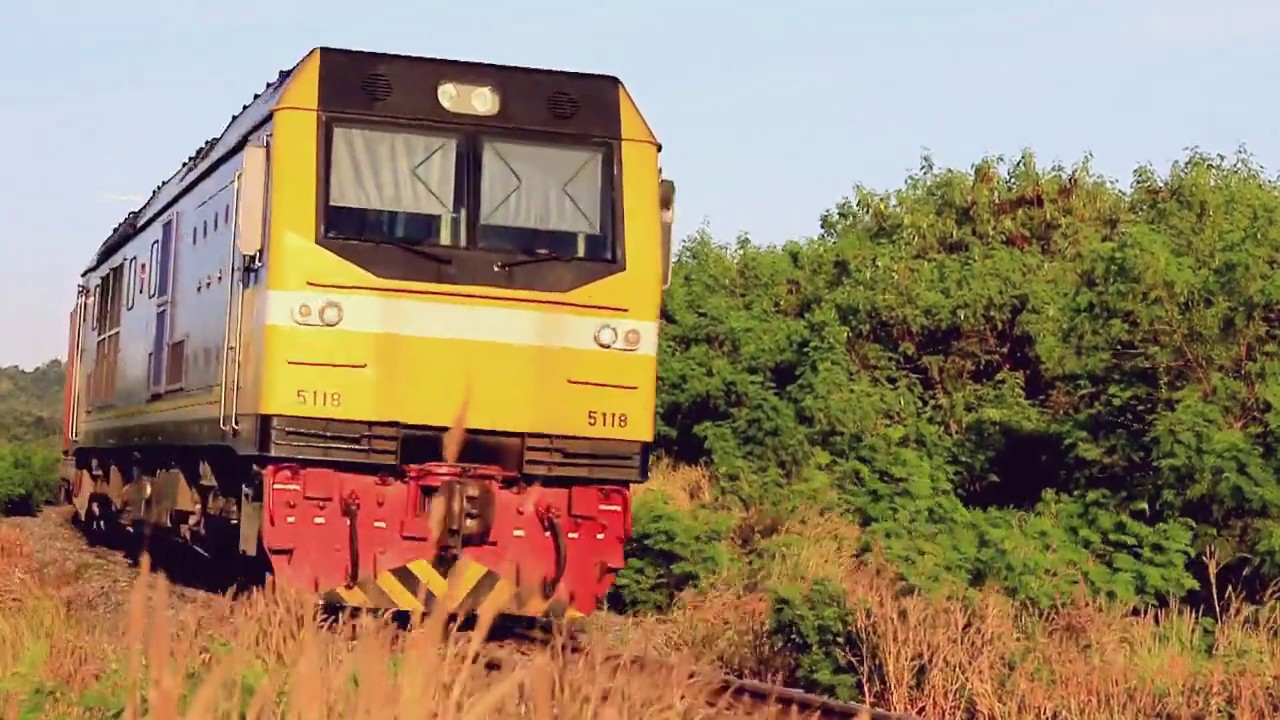 CSR Qishuyan SDA3 No.5118 แถวสถานีช่องสำราญ (Chong Samran railway ...