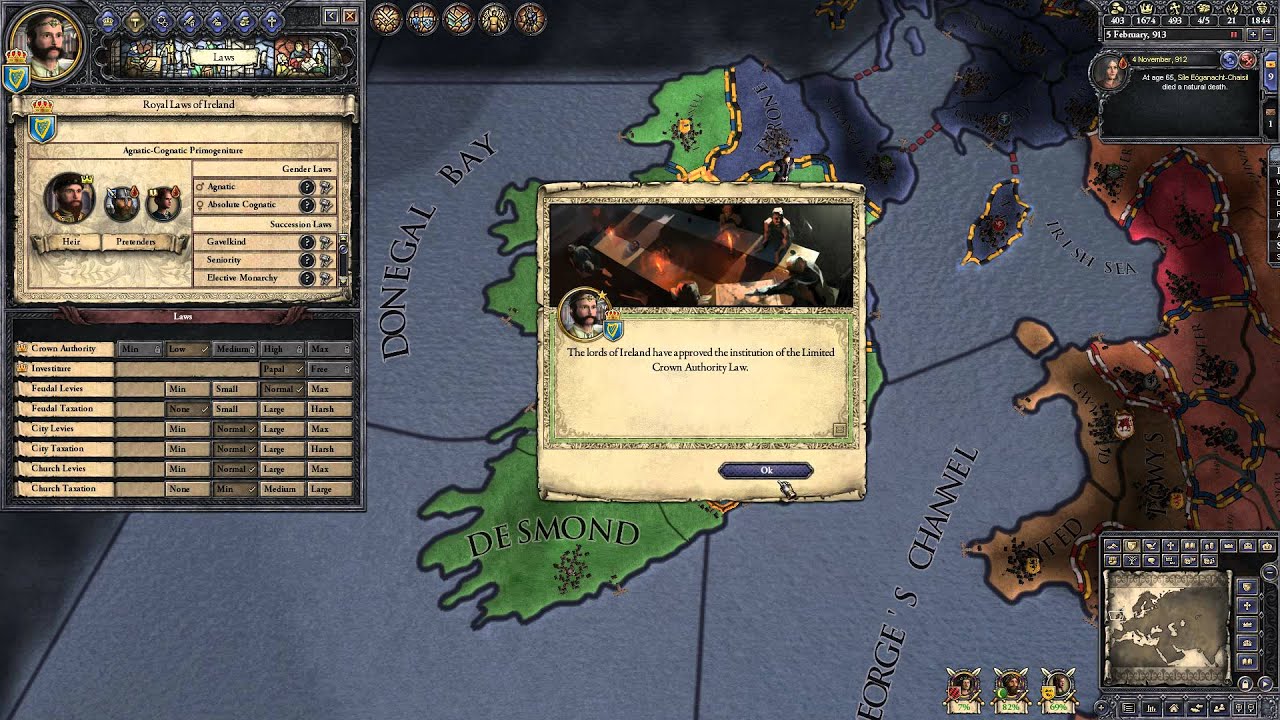 Tuatha De Danaan. Let's Play Ireland CK2 - Part 5 - YouTube
