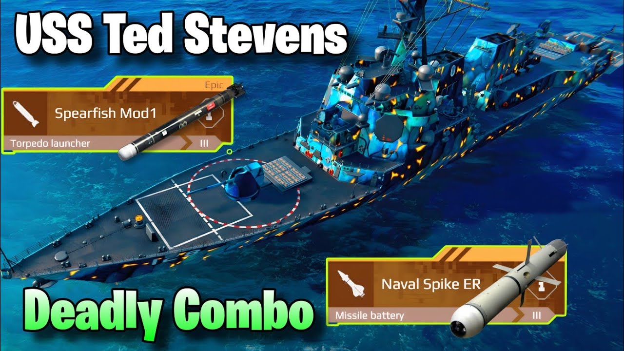 USS Ted Stevens Fires Naval Spike & Spearfish Like a Monster!"Deadliest ...