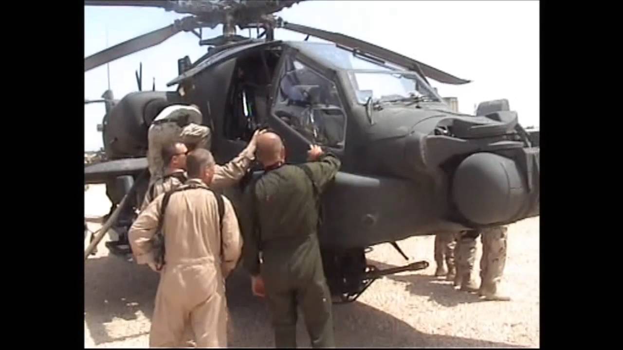 AH 64-D APACHE IRAQ - YouTube