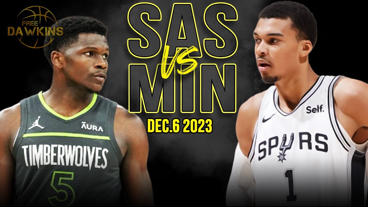 San Antonio Spurs vs Minnesota Timberwolves Full Game Highlights ...