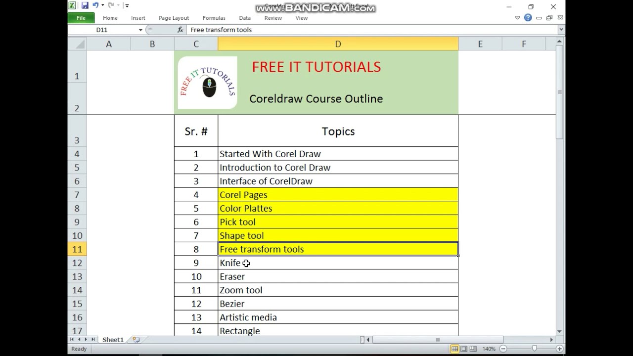 Free Transform Tool - coreldraw 9 - YouTube