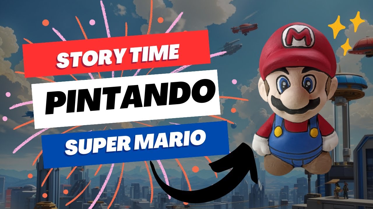 StoryTime | Pintando Alcancia de MARIO BROS - YouTube