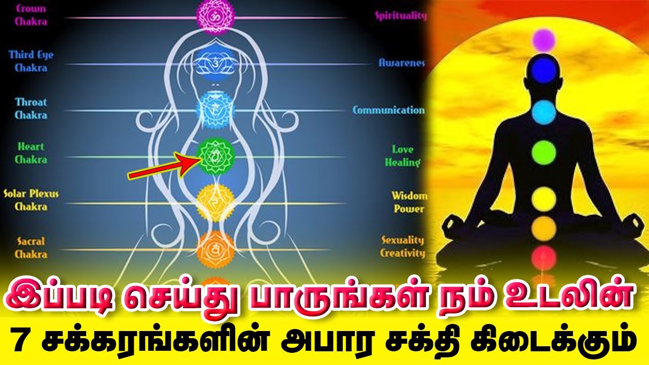 7 Chakras Tamil | ஏழு சக்கரங்களின் அற்புத சக்தி பெற | How To Activate 7 ...