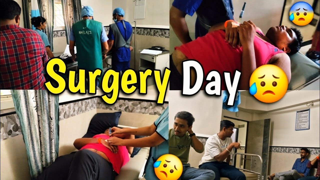 Surgery Day Vlog 🏥 | Finally the Day of My Surgery Arrived 😷💪 - YouTube