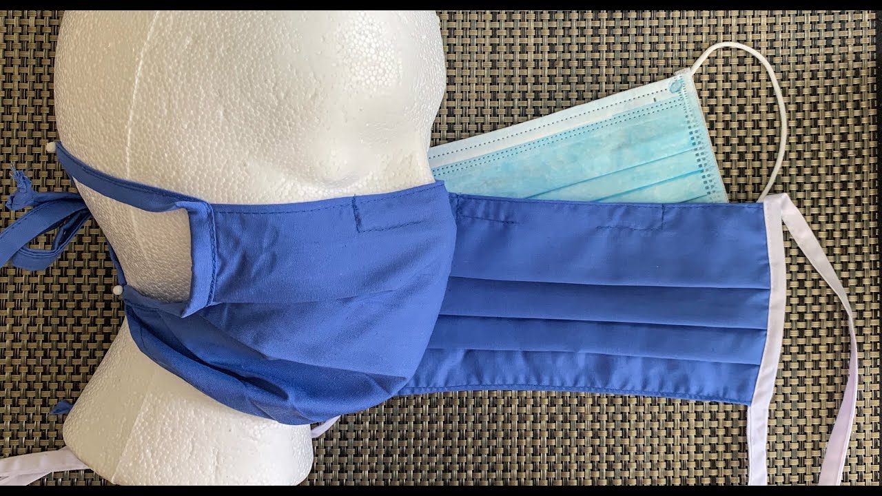 Perfectly Pleated Face Mask w Removable Nose Bridge, Filter Pocket, and ...