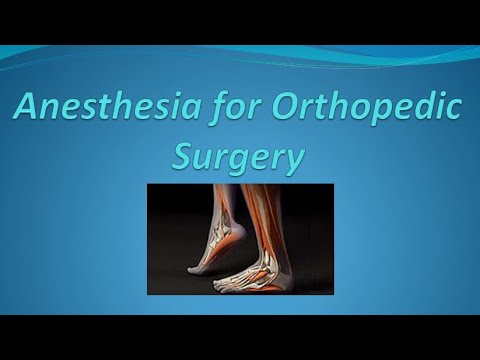 orthopedic anesthesia 2 ||مرحلة ثالثة - YouTube