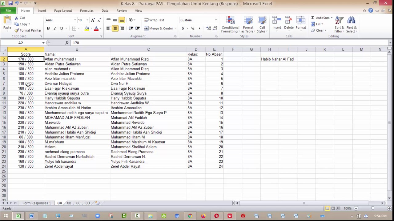 CARA MERUBAH FORMAT CUSTOM SPREADSHEET MENJADI FORMAT ANGKA PADA MS ...