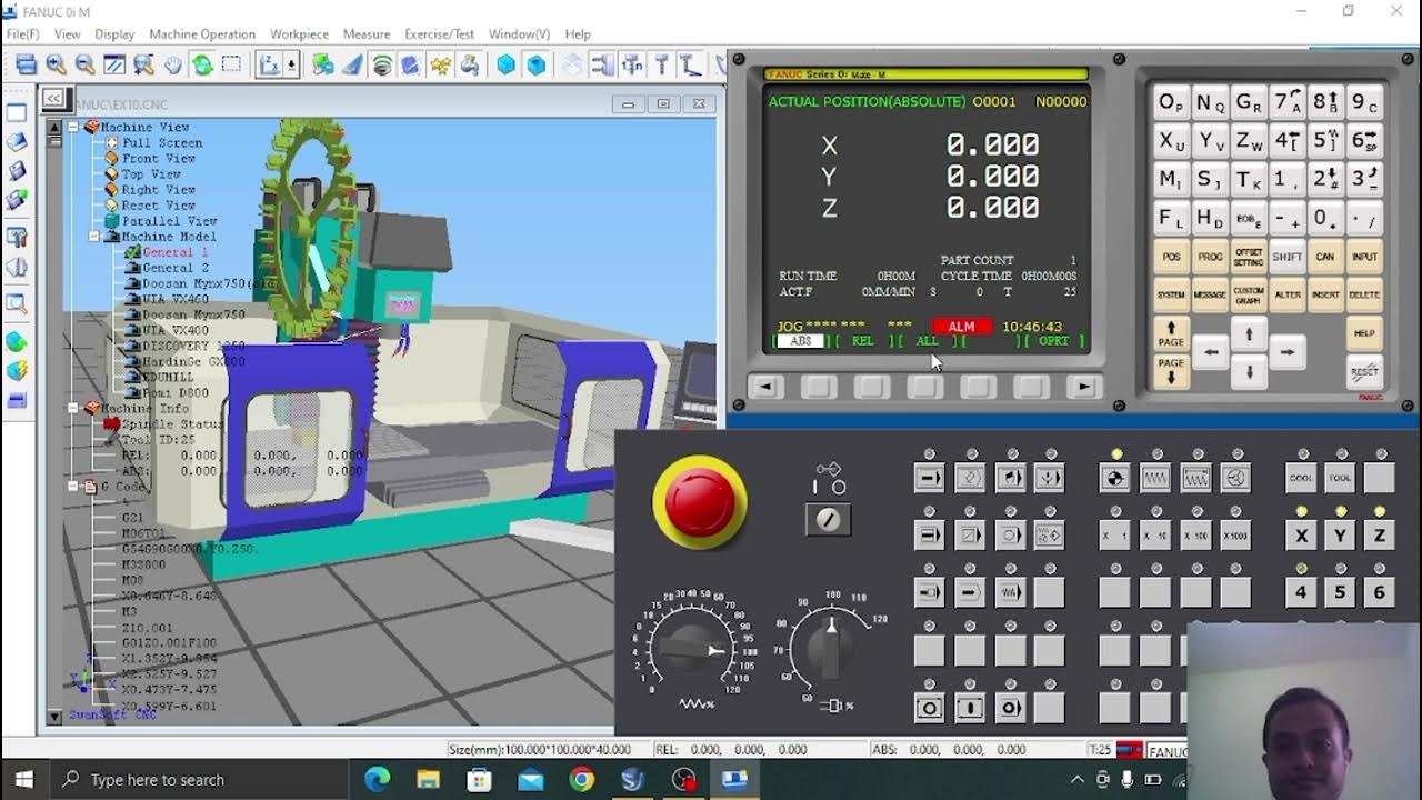 Tutorial setting nol mesin dan tolls pada mesin frais/Milling di apk swansoft (CNC) - YouTube