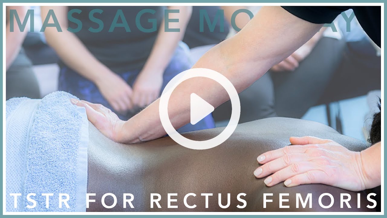 Massage Mondays - Transverse STR for Rectus Femoris - YouTube